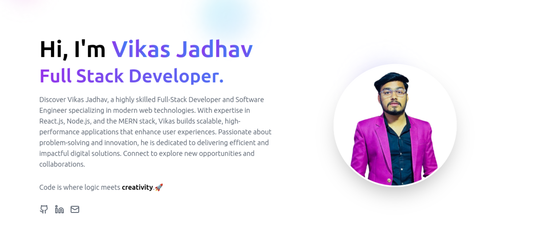 Vikas Jadhav - Software Engineer